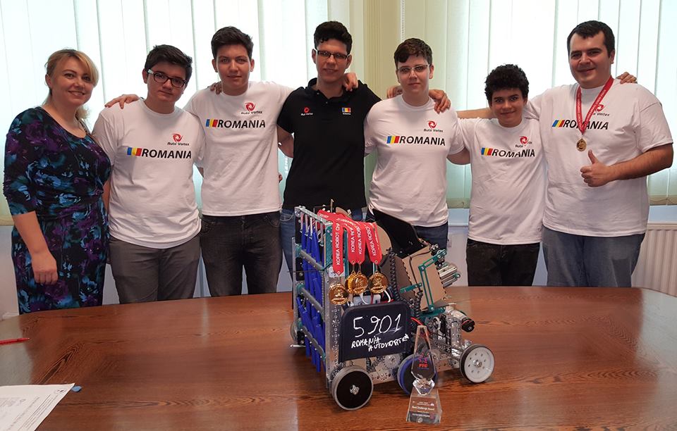 Romanian team wins Robotics competition held in South Korea ...